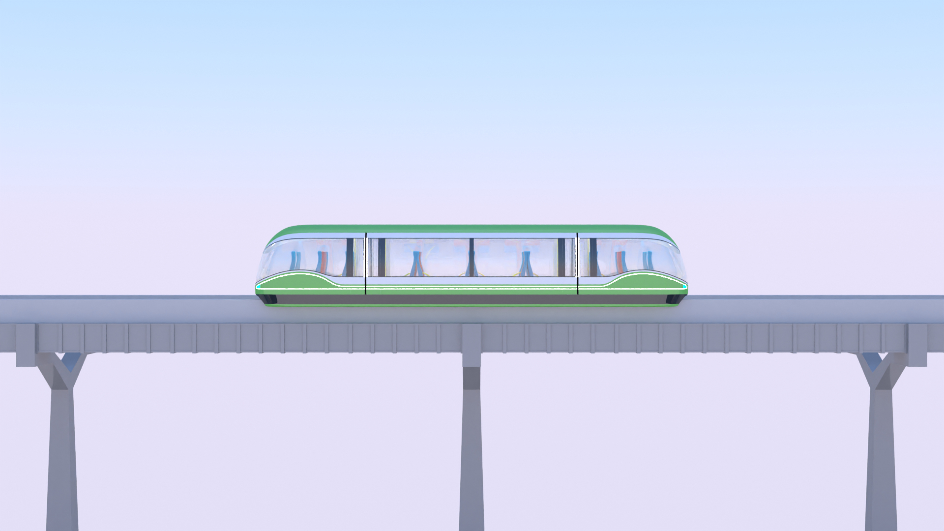 3D Future Train And Bus 2023 Model - TurboSquid 2070562