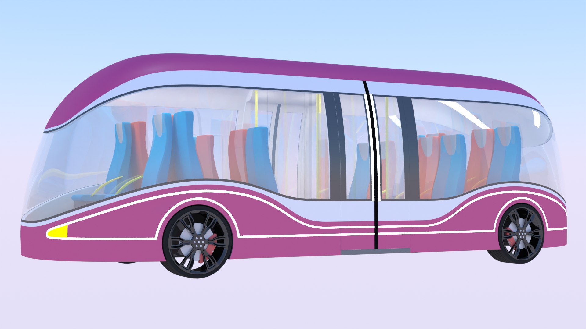 3D Future Train And Bus 2023 Model - TurboSquid 2070562
