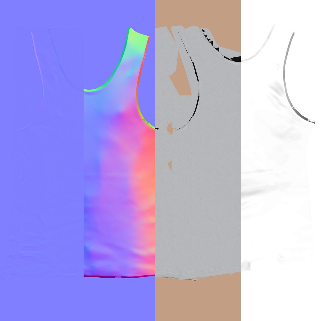 3D singlet t-shirt vest | 1146073 | TurboSquid