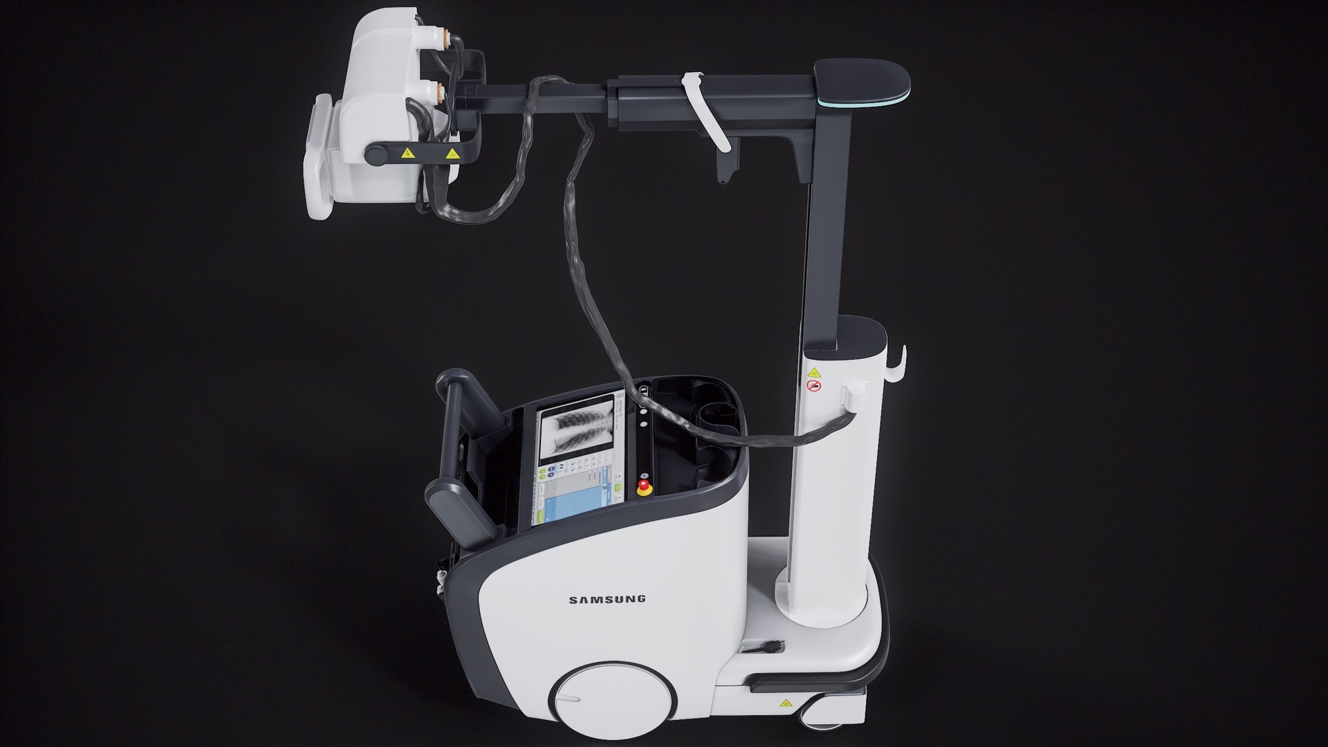 3D Samsung GM85 AccE Diagnostic X-Ray Unit Posed PBR model - TurboSquid ...