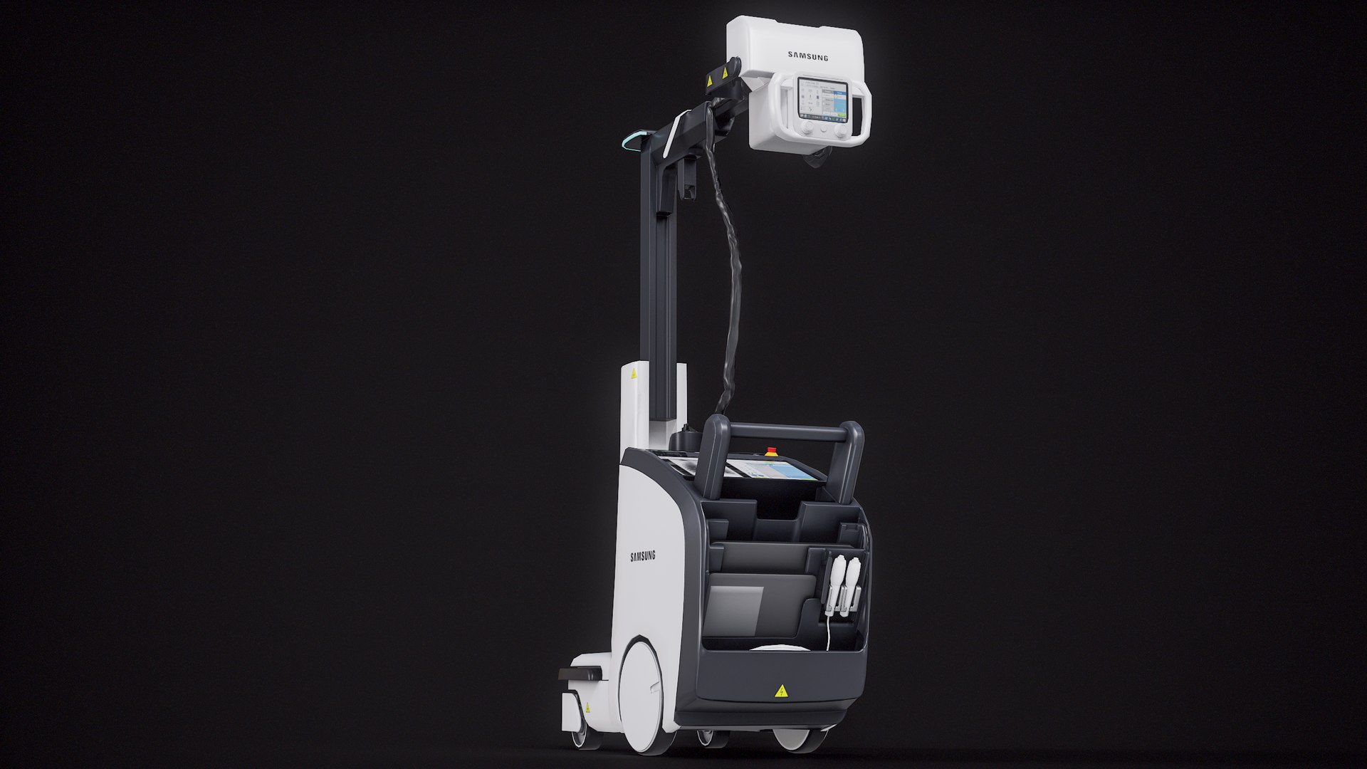 3D Samsung GM85 AccE Diagnostic X-Ray Unit Posed PBR model - TurboSquid ...