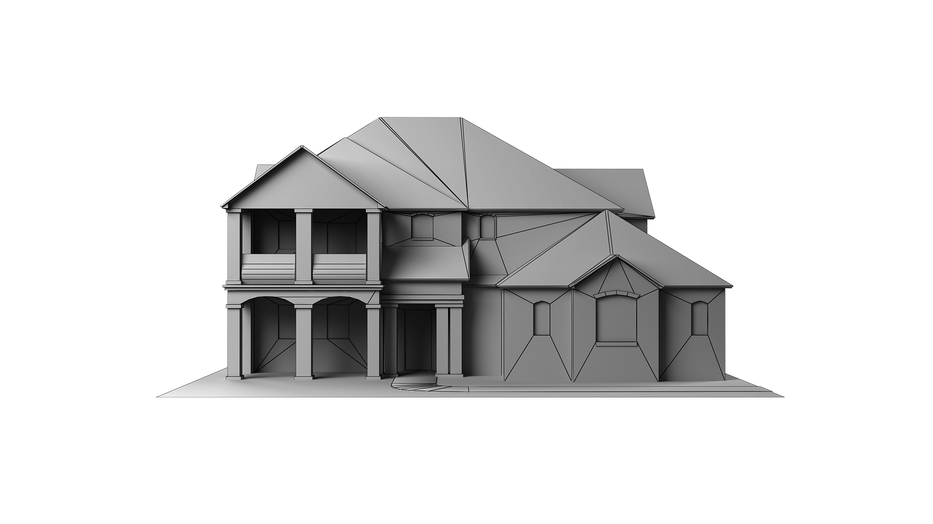 Traditional house 3D model - TurboSquid 1260855