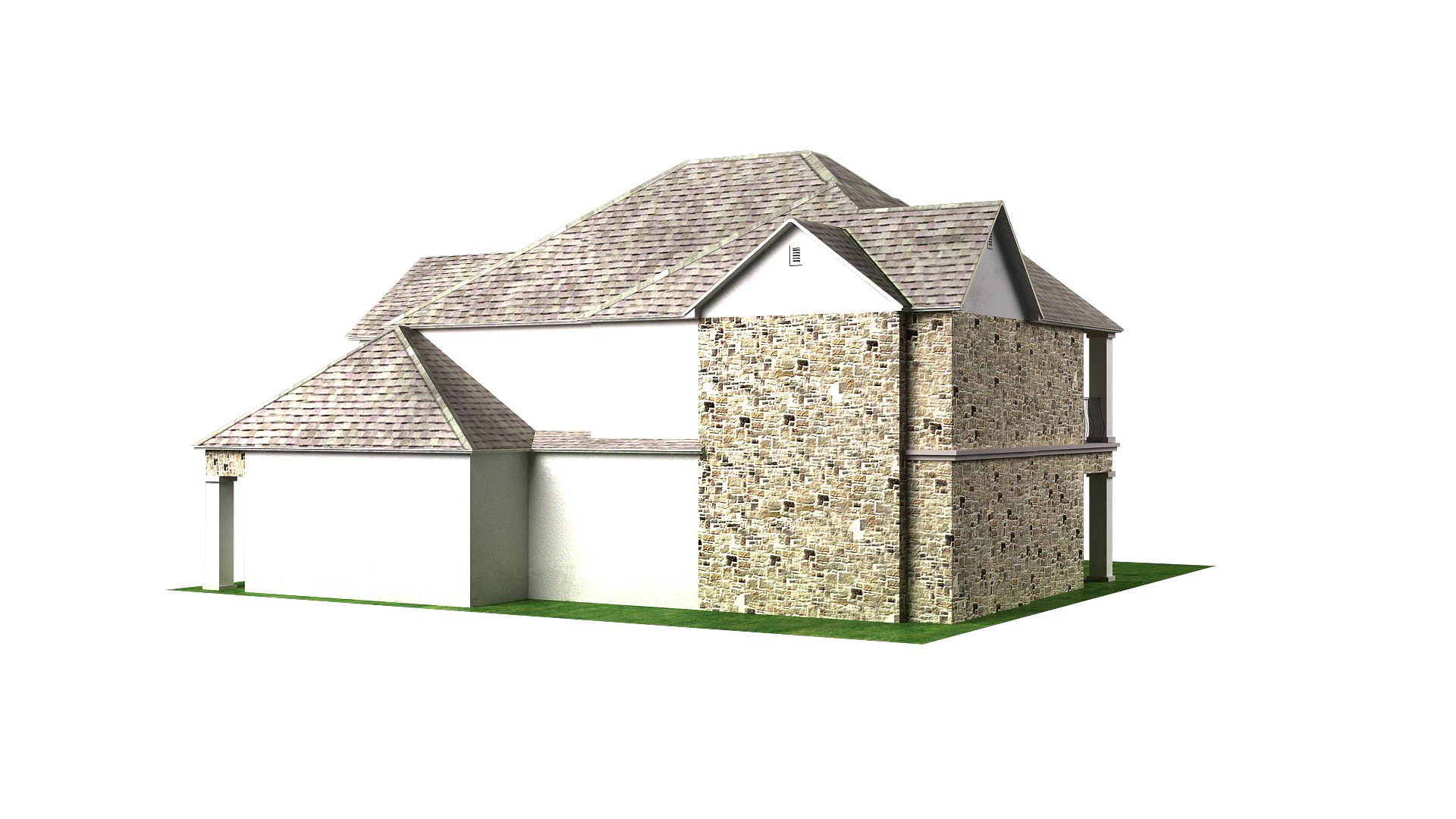 Traditional House 3D Model - TurboSquid 1260855