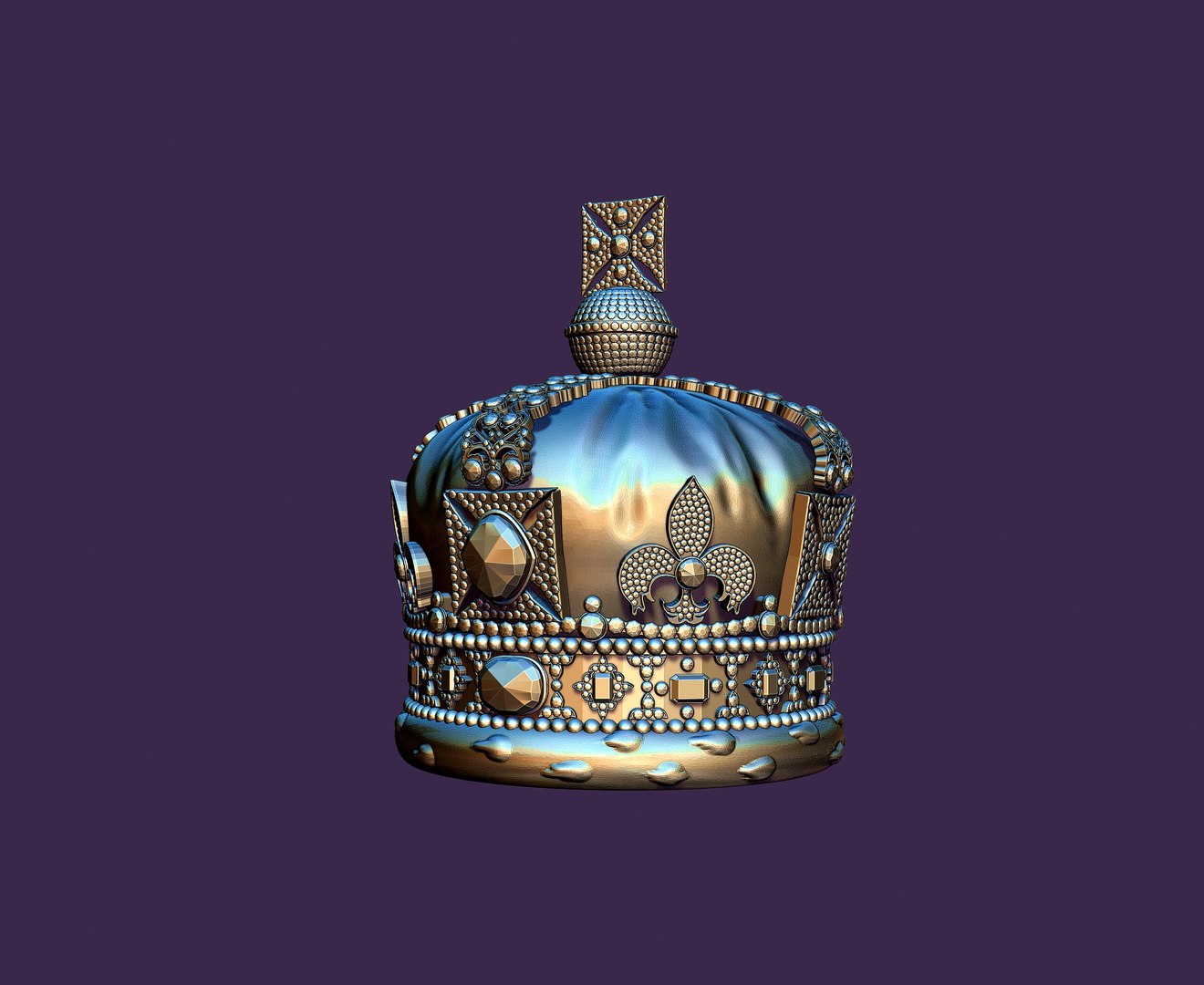 GREAT Britain crown printable model - TurboSquid 1923474