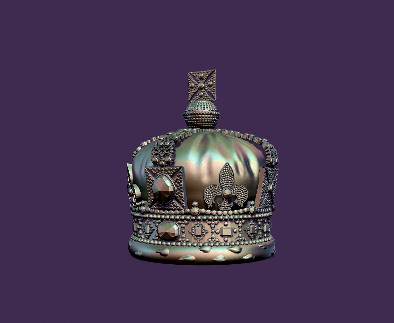 GREAT Britain Crown Printable Model - TurboSquid 1923474