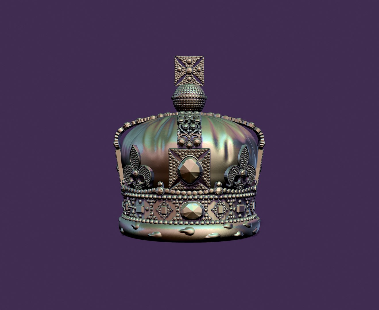 GREAT Britain Crown Printable Model - TurboSquid 1923474