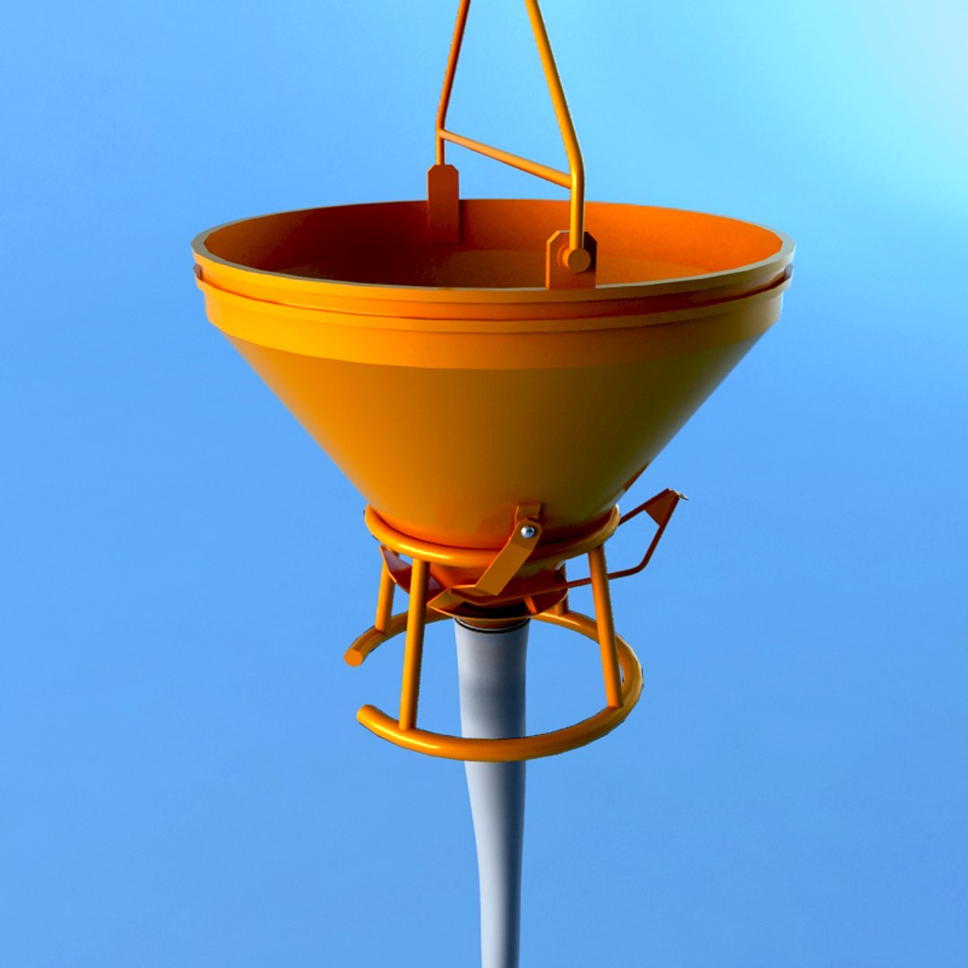 3d Concrete Bucket