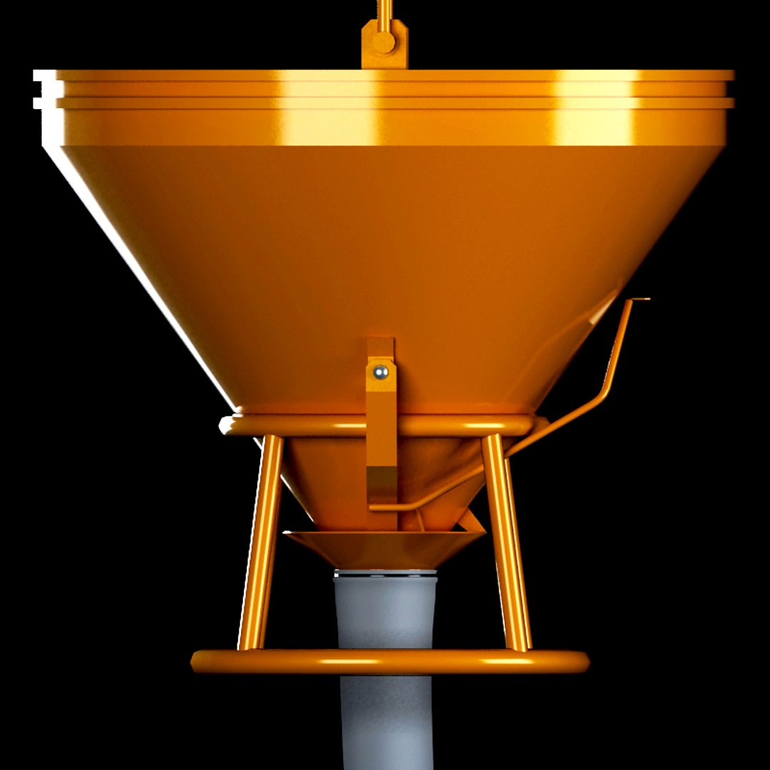 3d Concrete Bucket