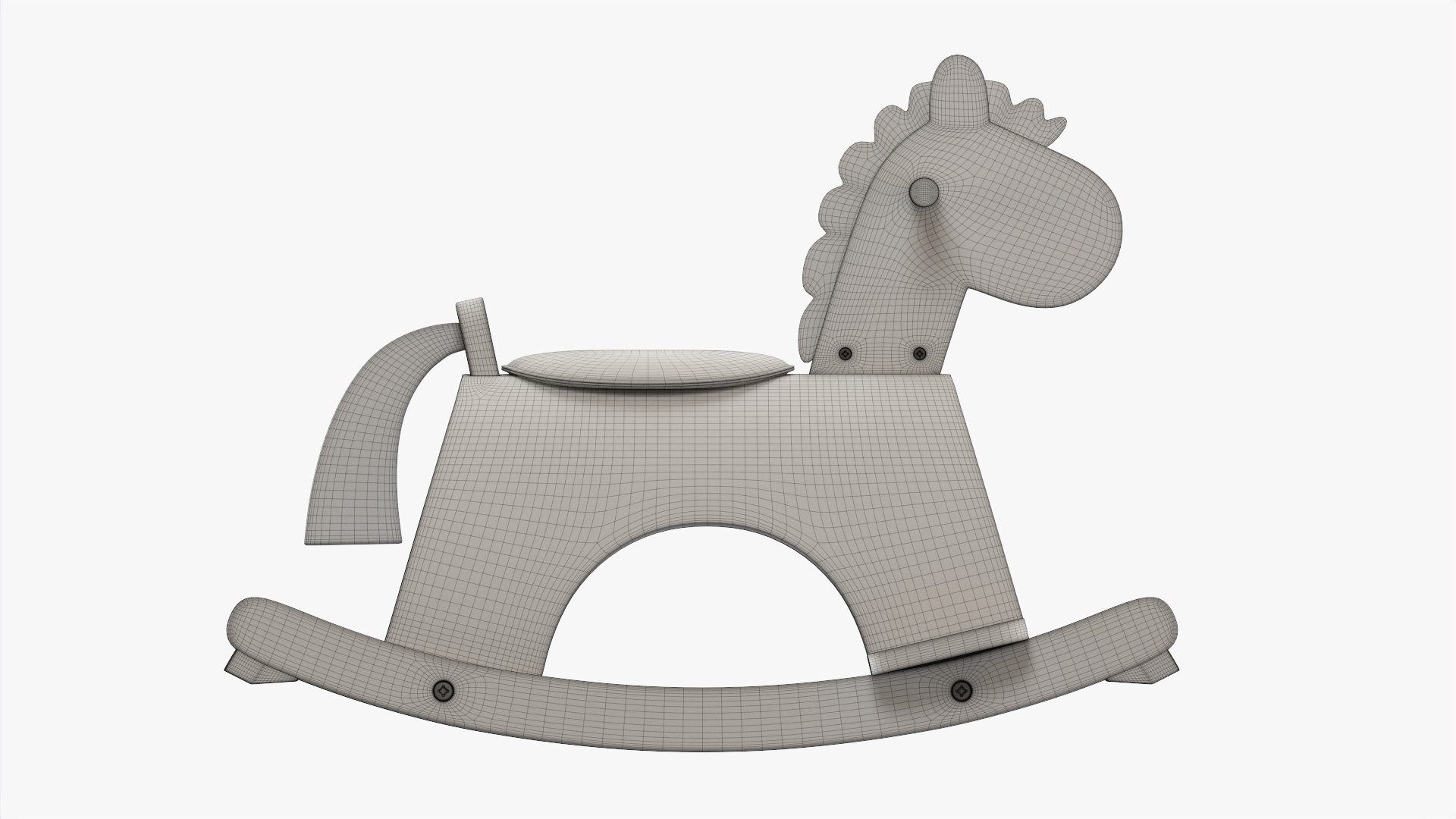 3D Rocking Pony Ride-on - TurboSquid 1842213