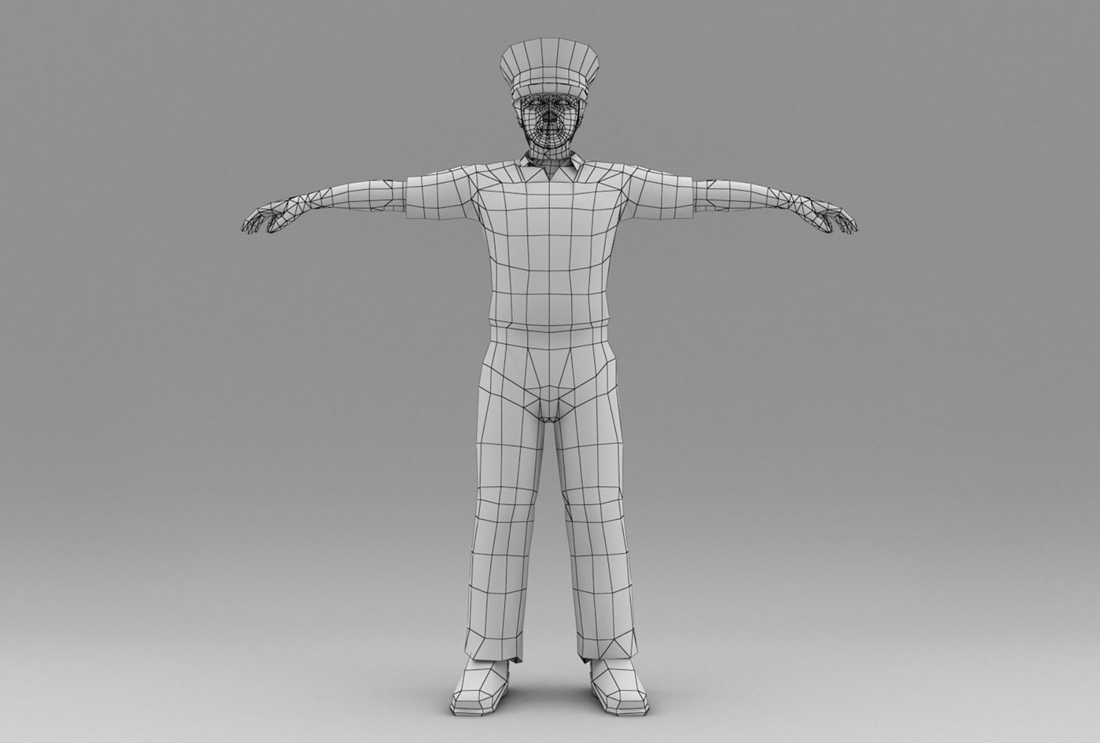 Policeman 3D Model - TurboSquid 2079419