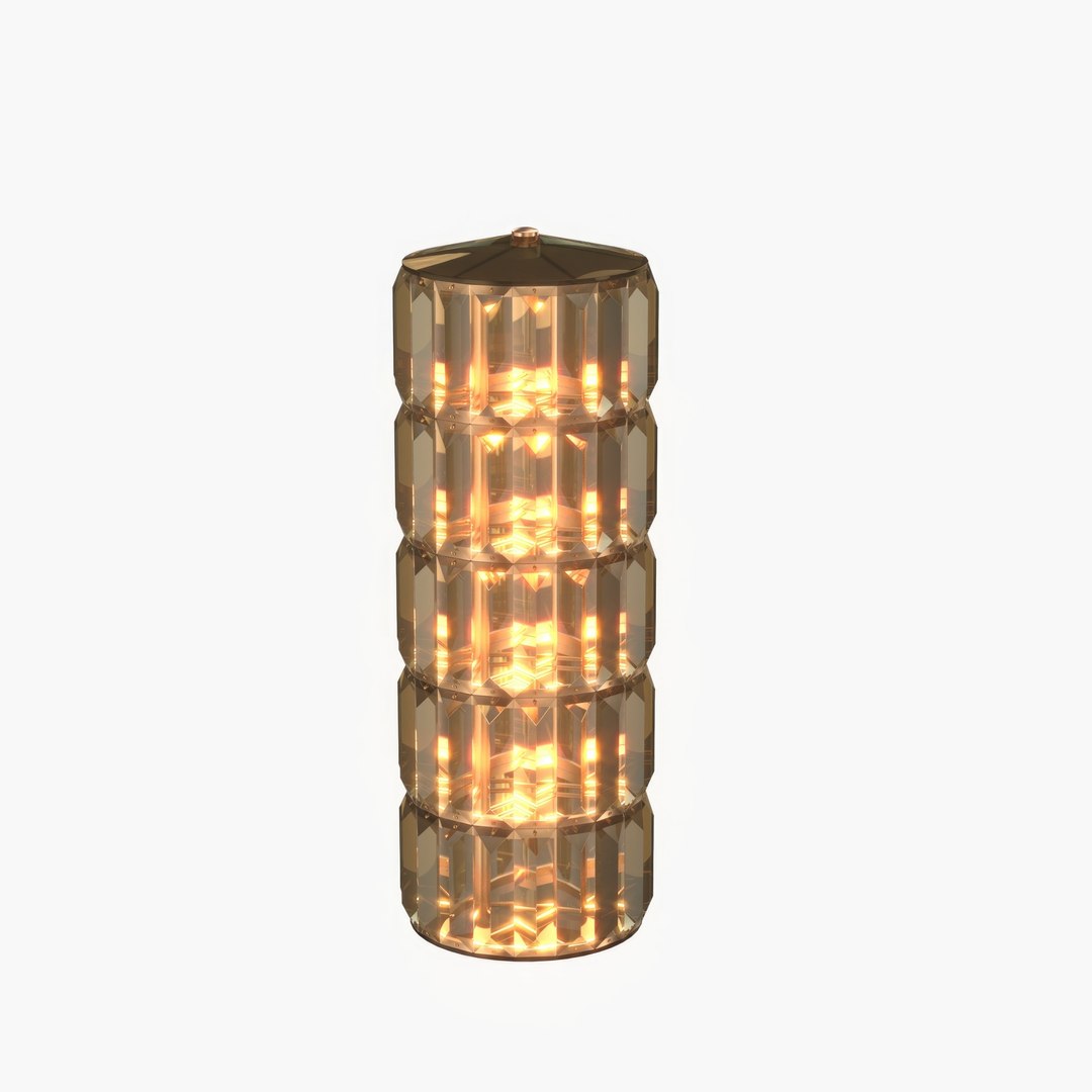 Julien 17 Inch Tall ADA Wall Sconce With Firenze Crystal 3D ...