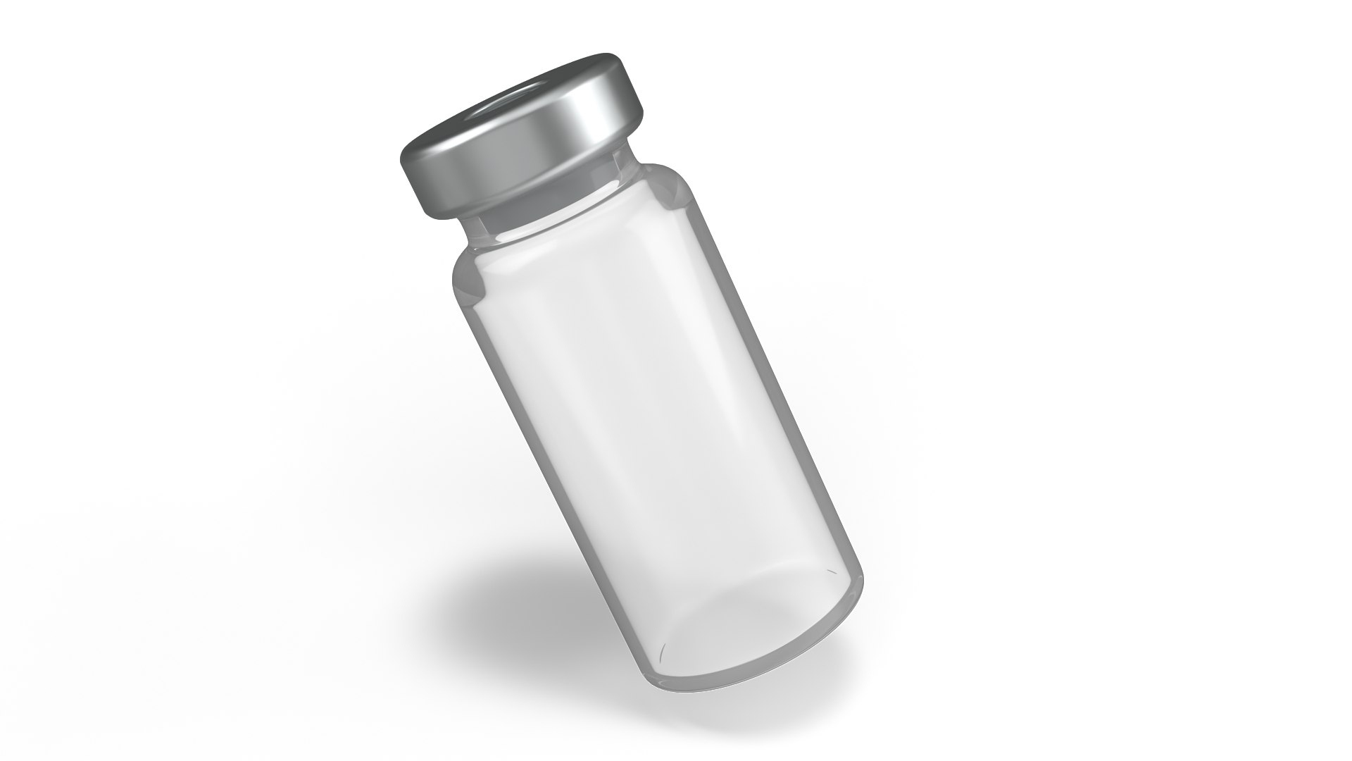 3D Sterile 10ml Vial With Rubber Stopper Model - TurboSquid 2209661