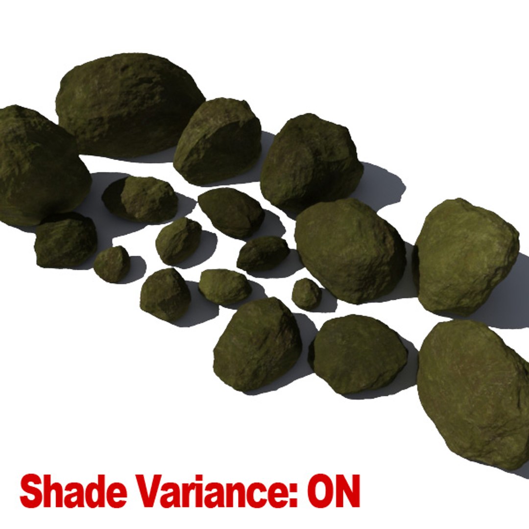 3d stone wall - rocks