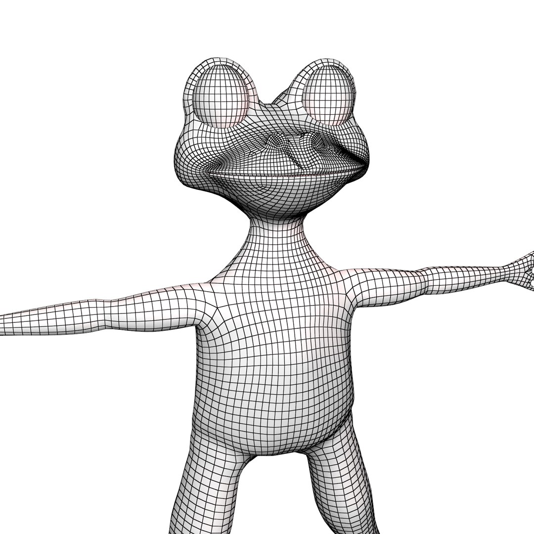 Cartoon Frog 3D Model - TurboSquid 1161117