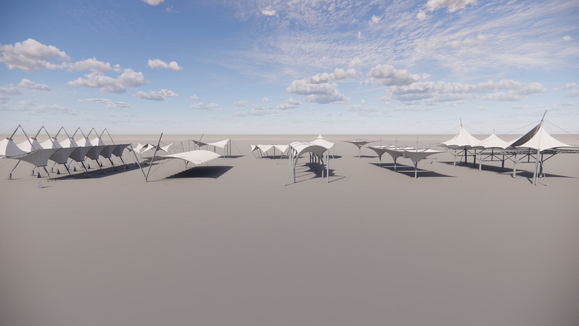 3D Tensile Structures Collection -A4 Model - TurboSquid 2385515