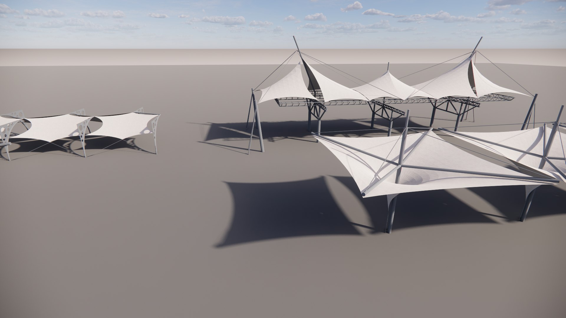 3D Tensile Structures Collection -A4 Model - TurboSquid 2385515