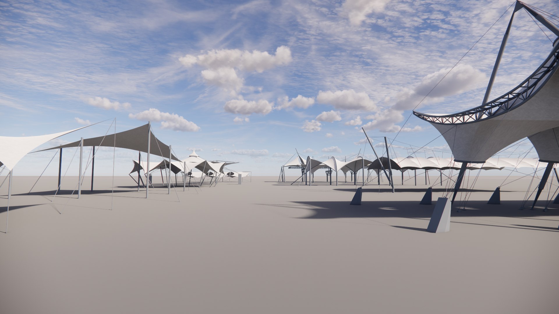 3D Tensile Structures Collection -A4 Model - TurboSquid 2385515