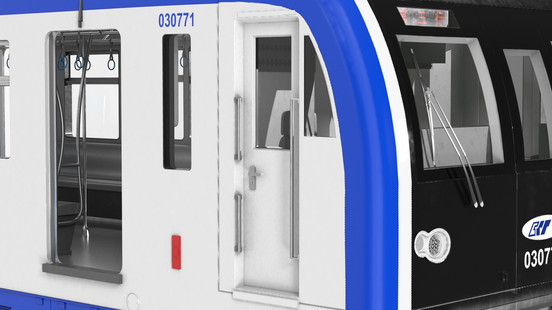 3D Chongqing Monorail Train Rigged for Maya model - TurboSquid 2049233