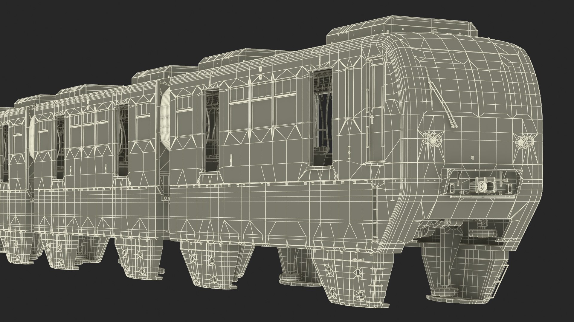 3D Chongqing Monorail Train Rigged For Maya Model - TurboSquid 2049233