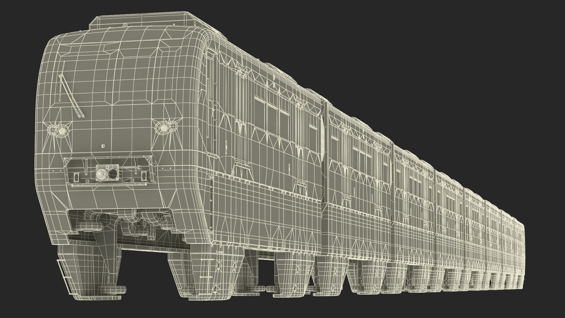 3D Chongqing Monorail Train Rigged For Maya Model - TurboSquid 2049233