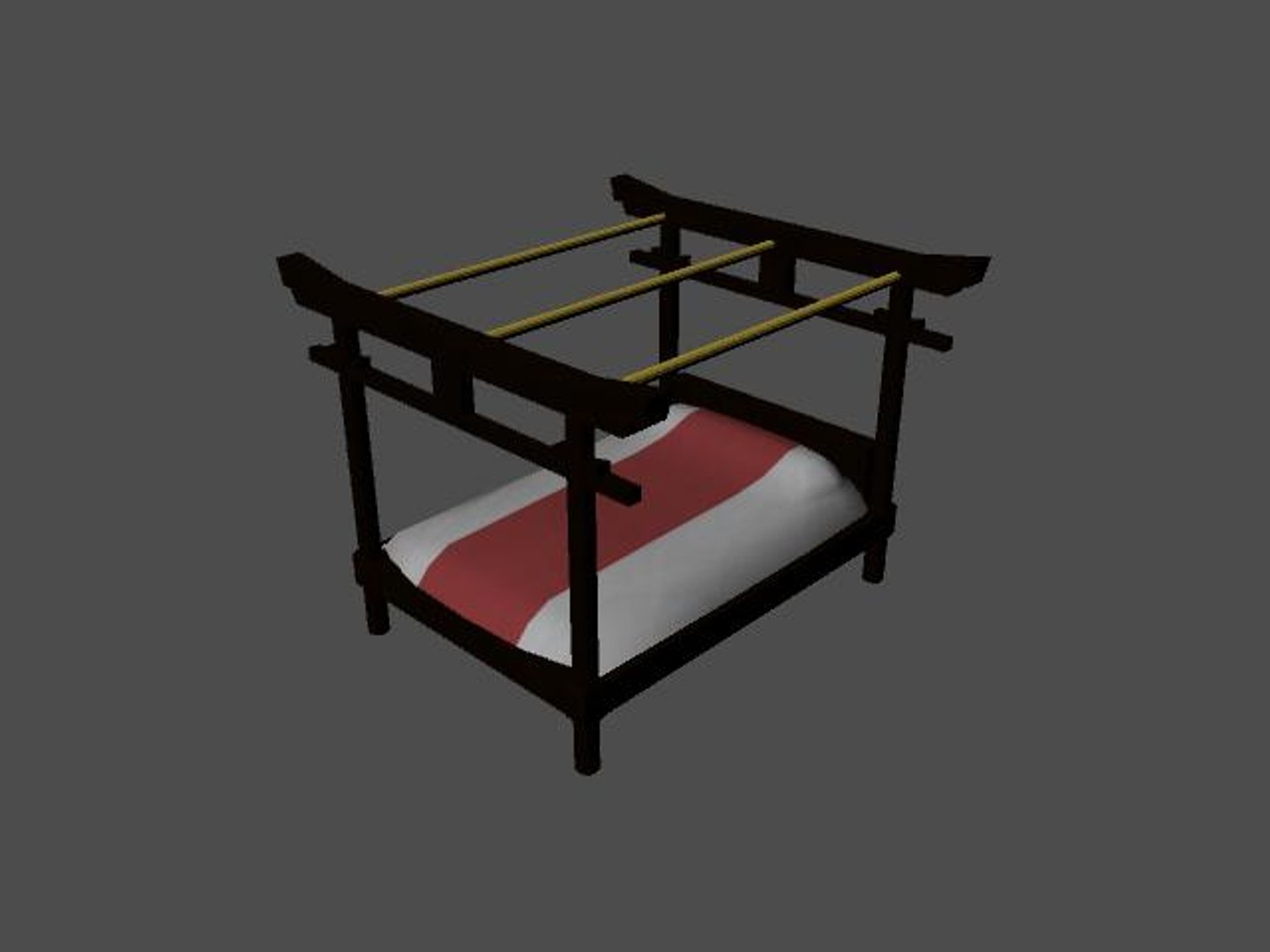 3d Torii Bed Model