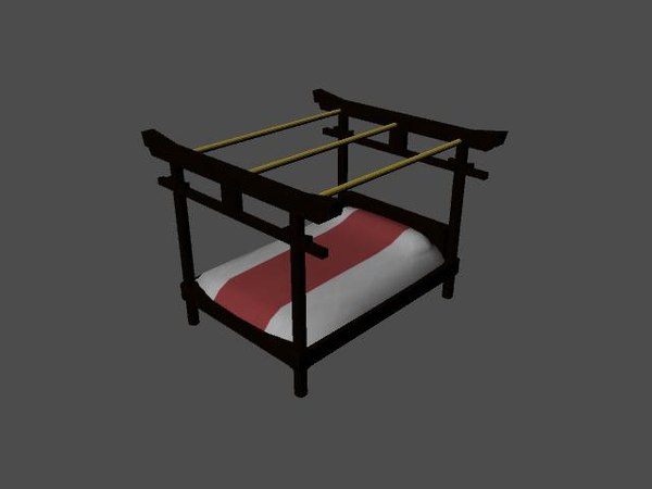 3d torii bed model