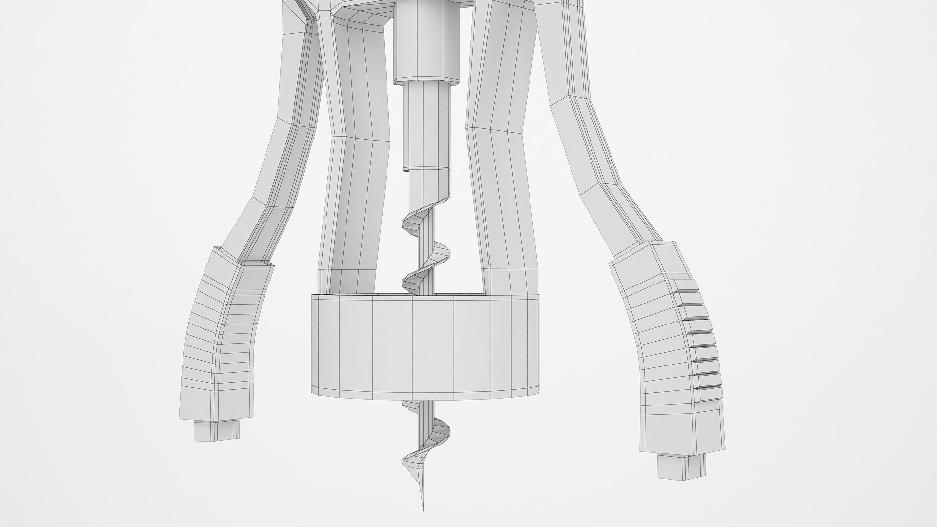 3D model wing corkscrew - TurboSquid 1468133