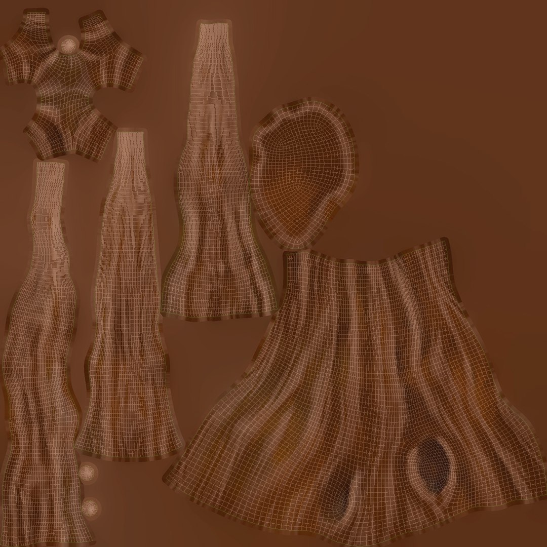 Stylized Tree V3 3D Model - TurboSquid 2037365