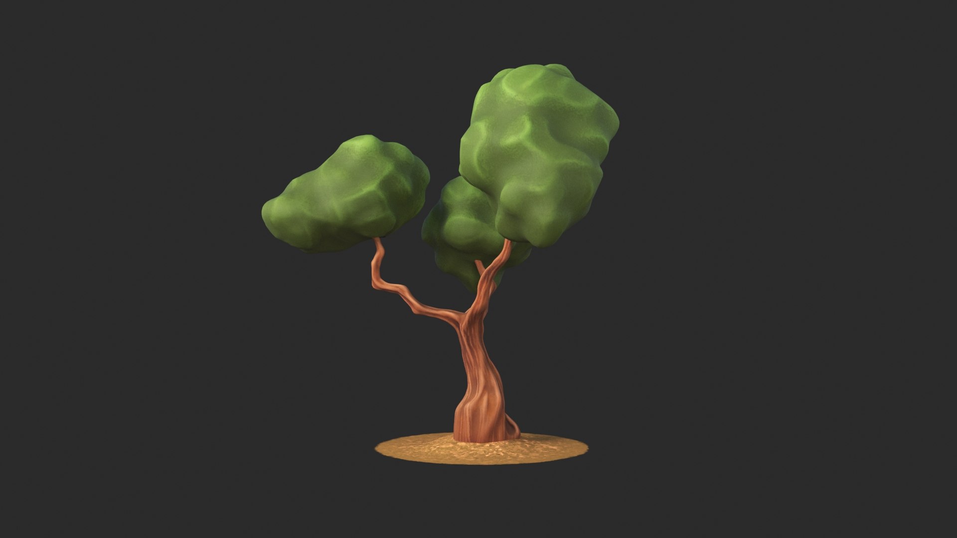 Stylized Tree V3 3D Model - TurboSquid 2037365