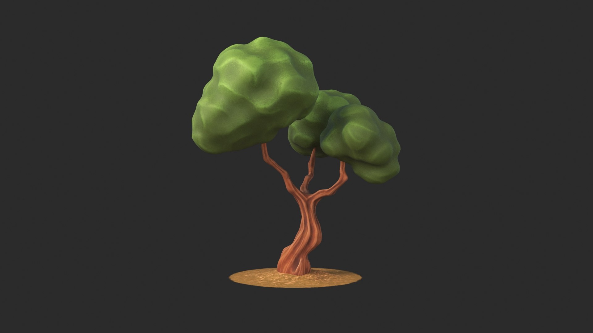 Stylized Tree V3 3D Model - TurboSquid 2037365