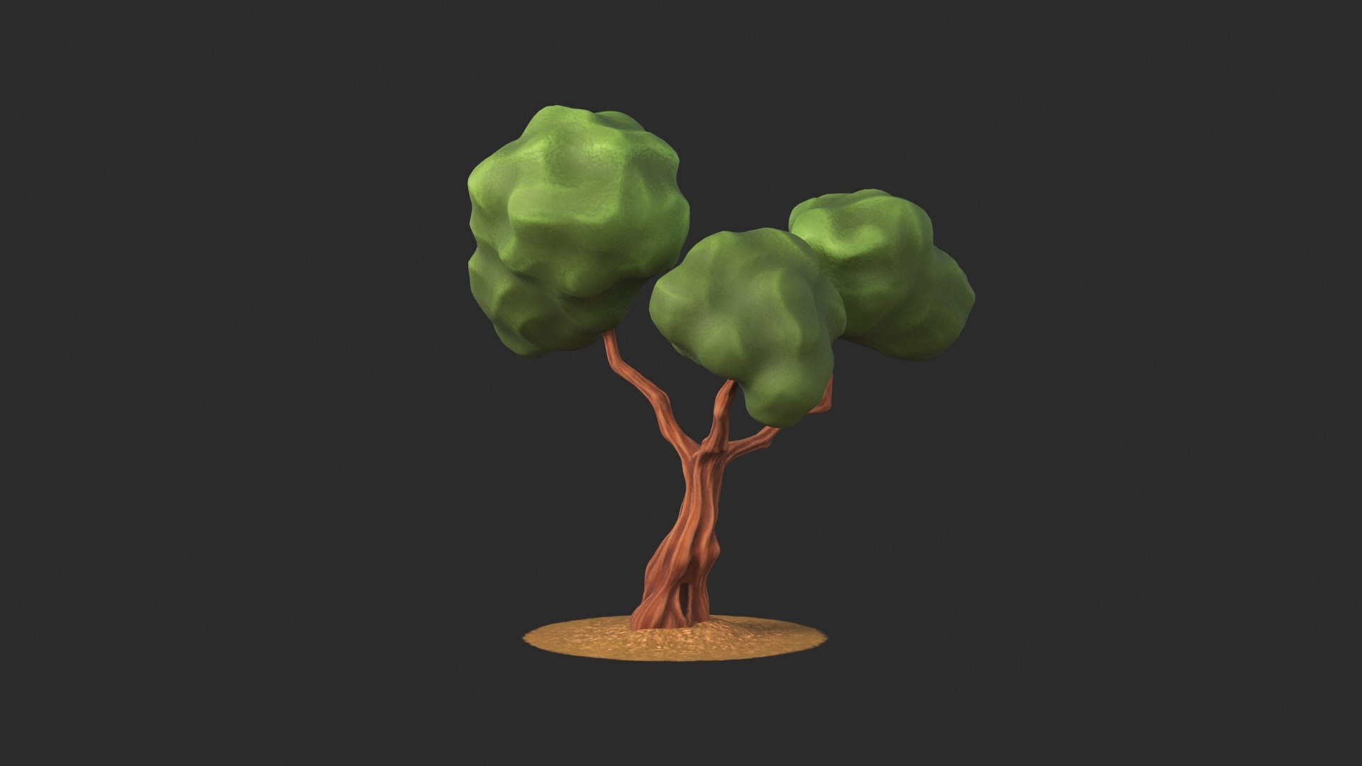 Stylized Tree V3 3D Model - TurboSquid 2037365