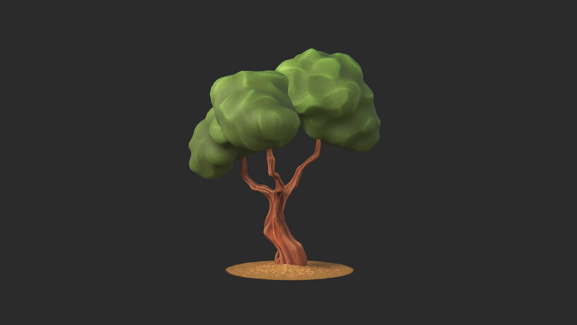 Stylized Tree V3 3D Model - TurboSquid 2037365