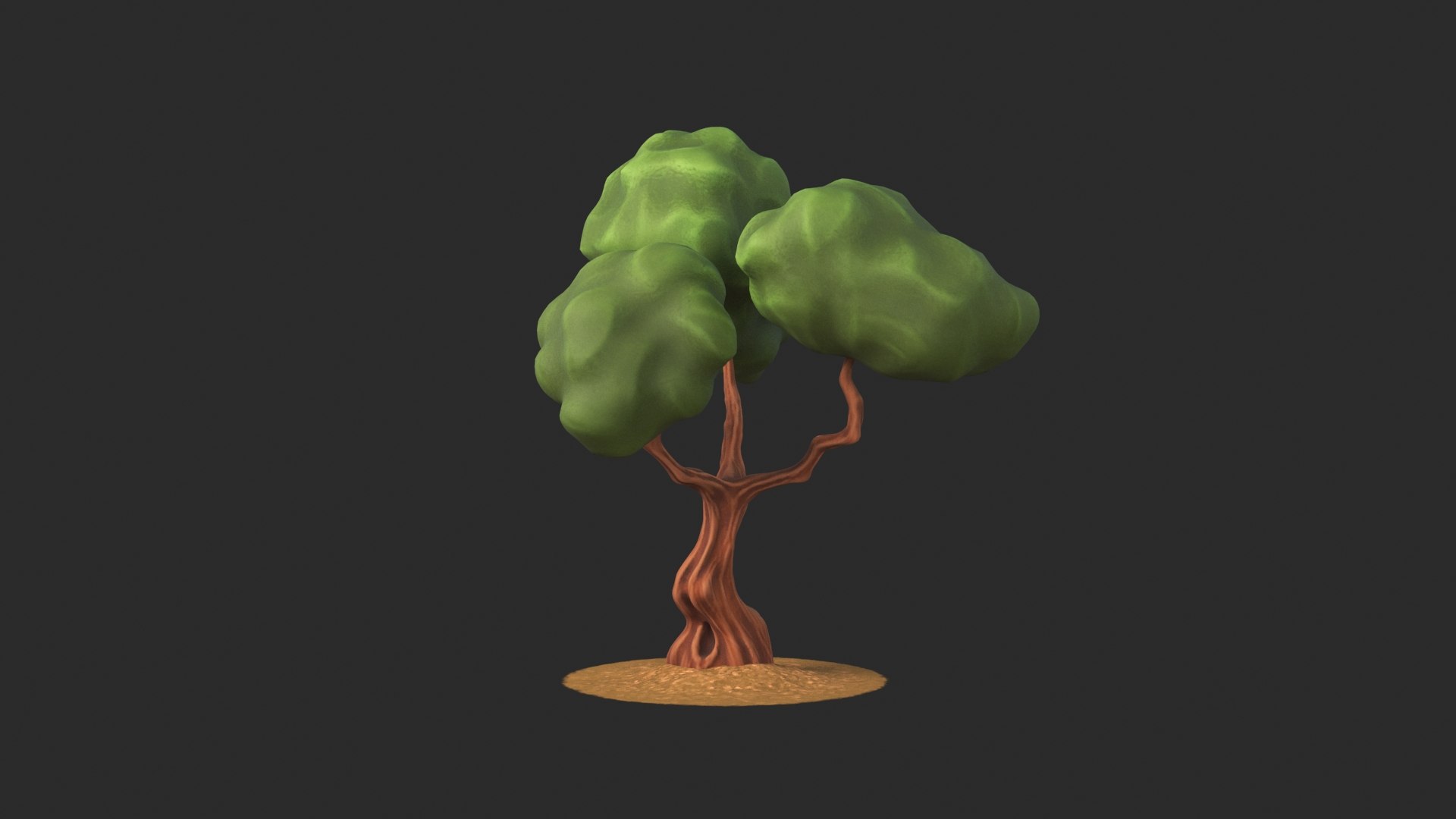 Stylized Tree V3 3D Model - TurboSquid 2037365