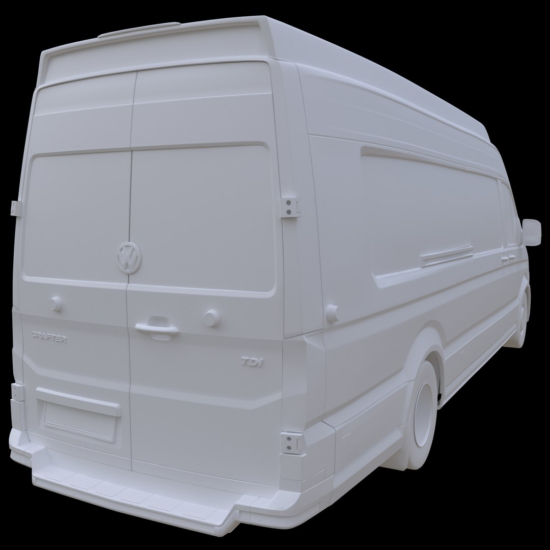 3D VW Crafter50 Panel Van L5H4 MAXI - TurboSquid 1724812