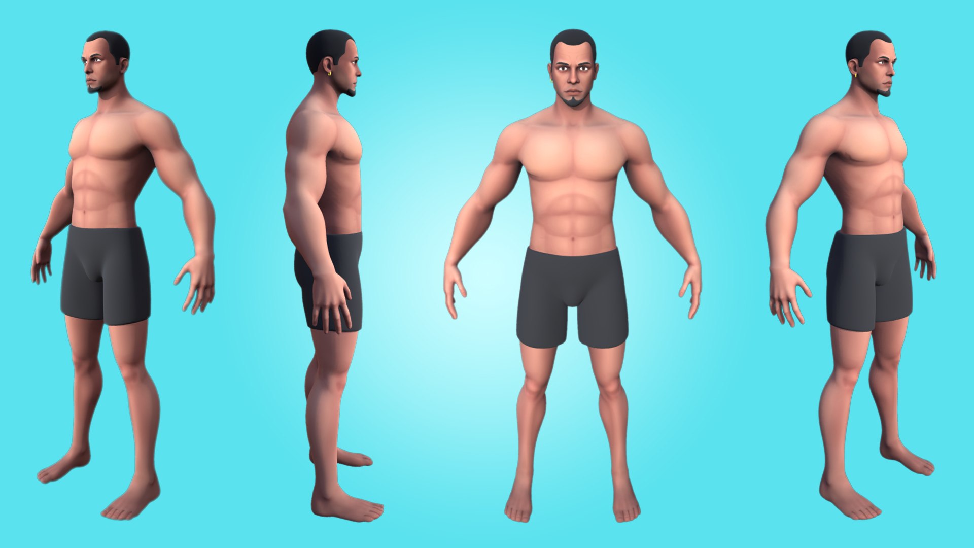 3D New Stylized Male 3D Character - Rigged Model - TurboSquid 2125915