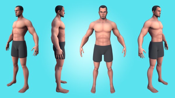 modelo 3d Nuevo personaje masculino estilizado en 3D: aparejado - TurboSquid 2125915