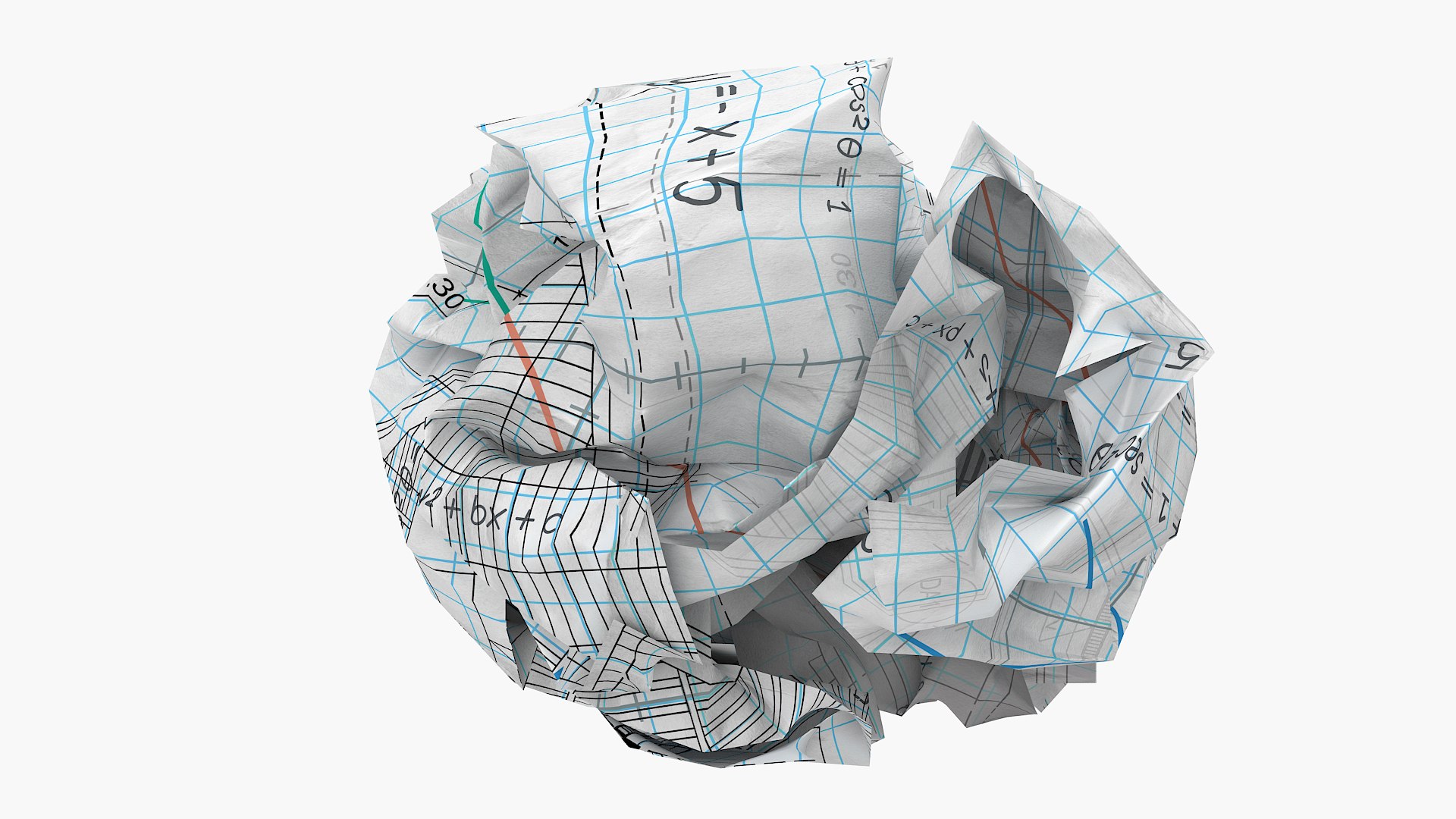 3D Crumpled Paper 1 - TurboSquid 1937549