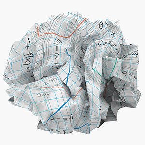Download Free & Premium Crumpled Paper 3D Models | TurboSquid