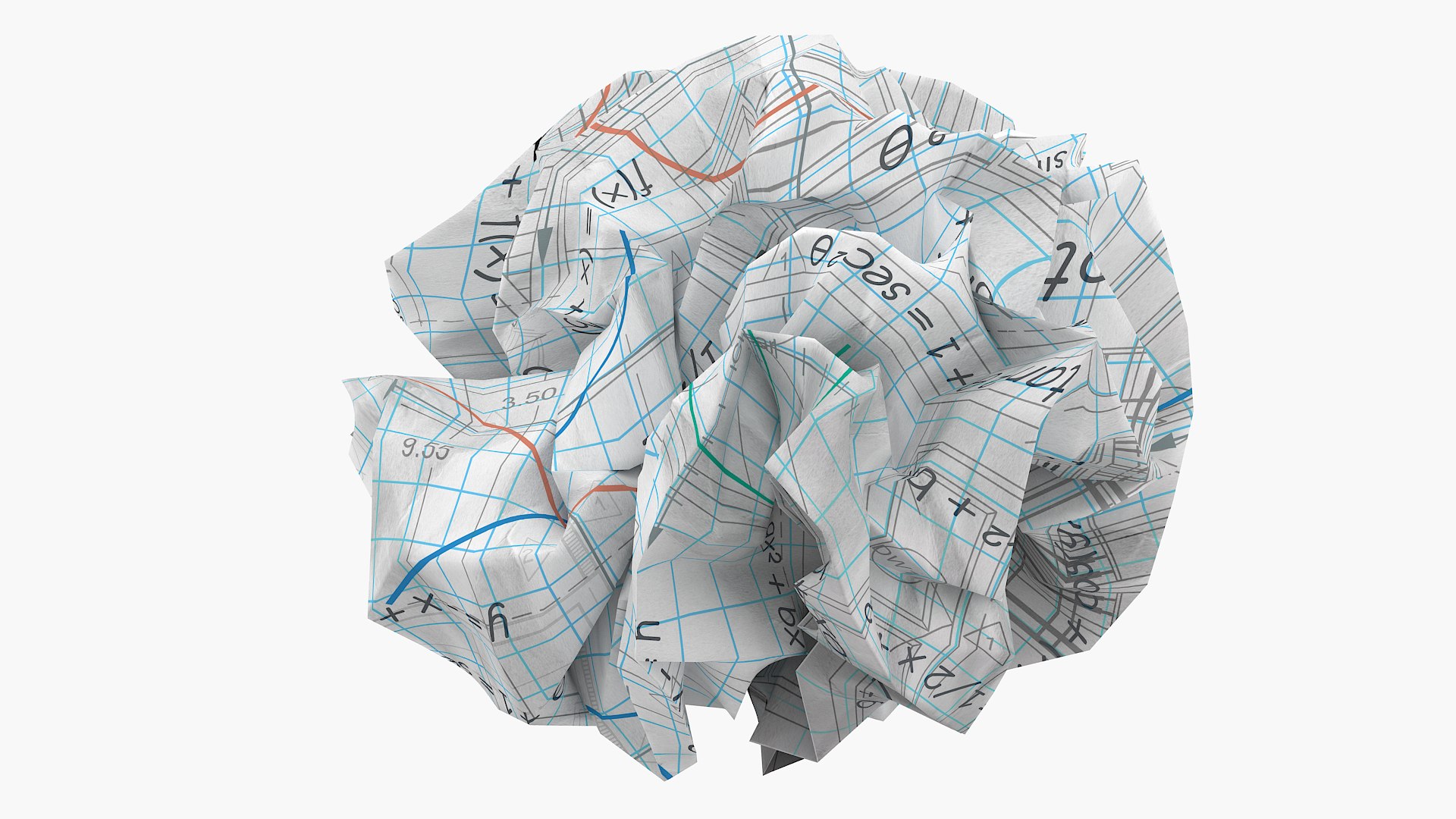 3D Crumpled Paper 1 - TurboSquid 1937549