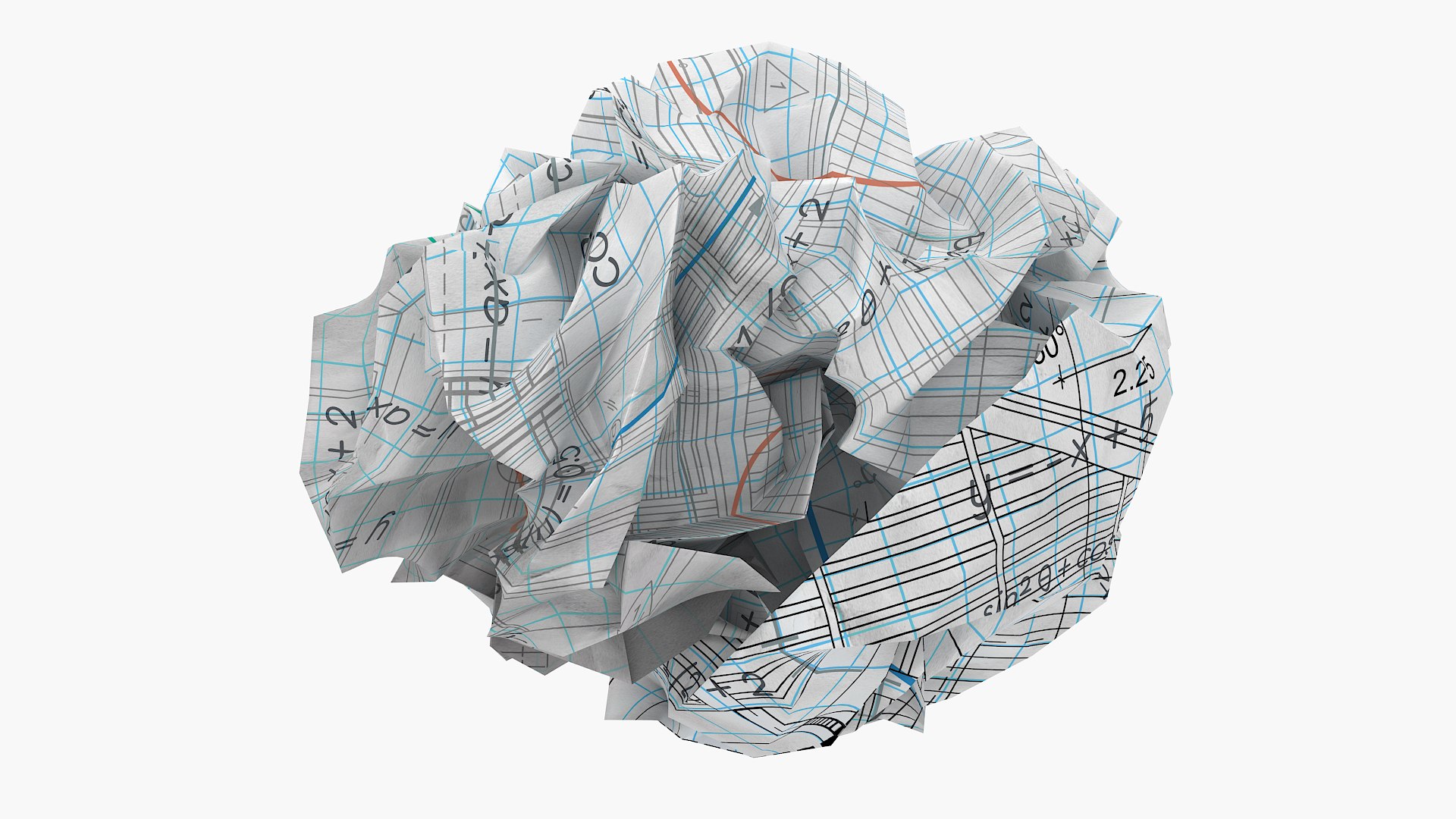 3D Crumpled Paper 1 - TurboSquid 1937549