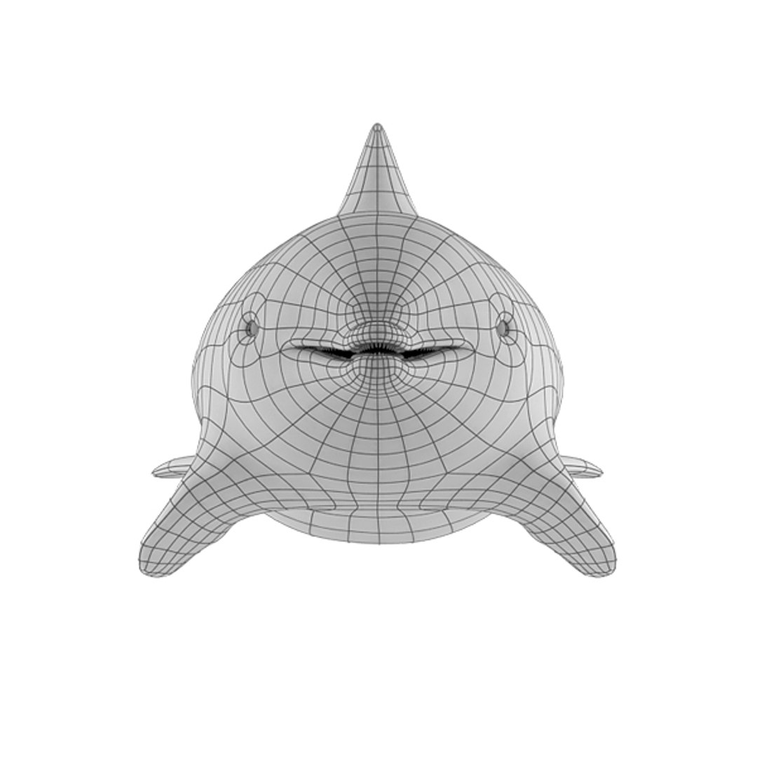 Obj Base Mesh Dolphin