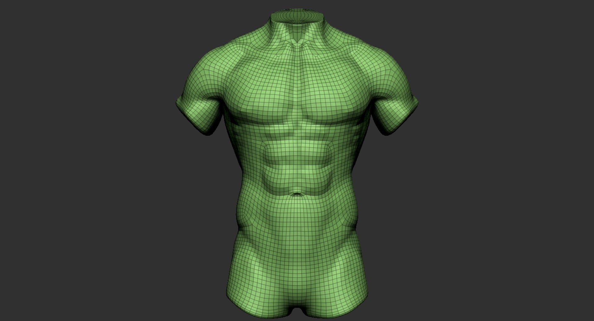 Human muscular torso 2019 model - TurboSquid 1440051