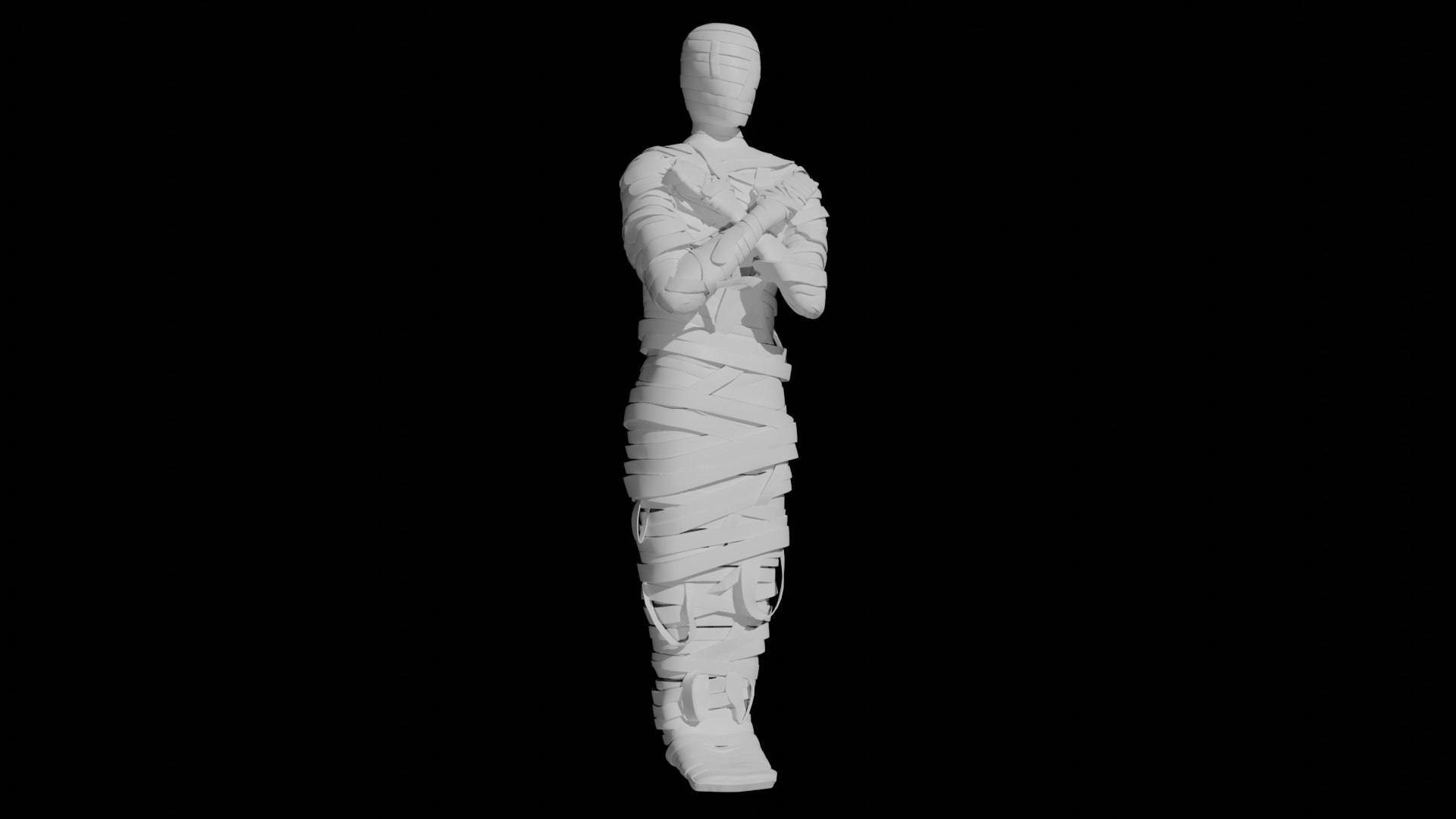Mummy 3D Model - TurboSquid 1844416