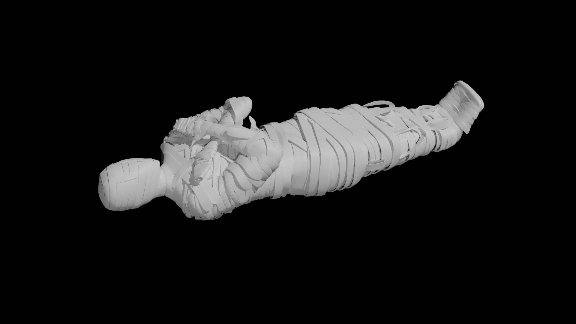 Mummy 3D Model - TurboSquid 1844416