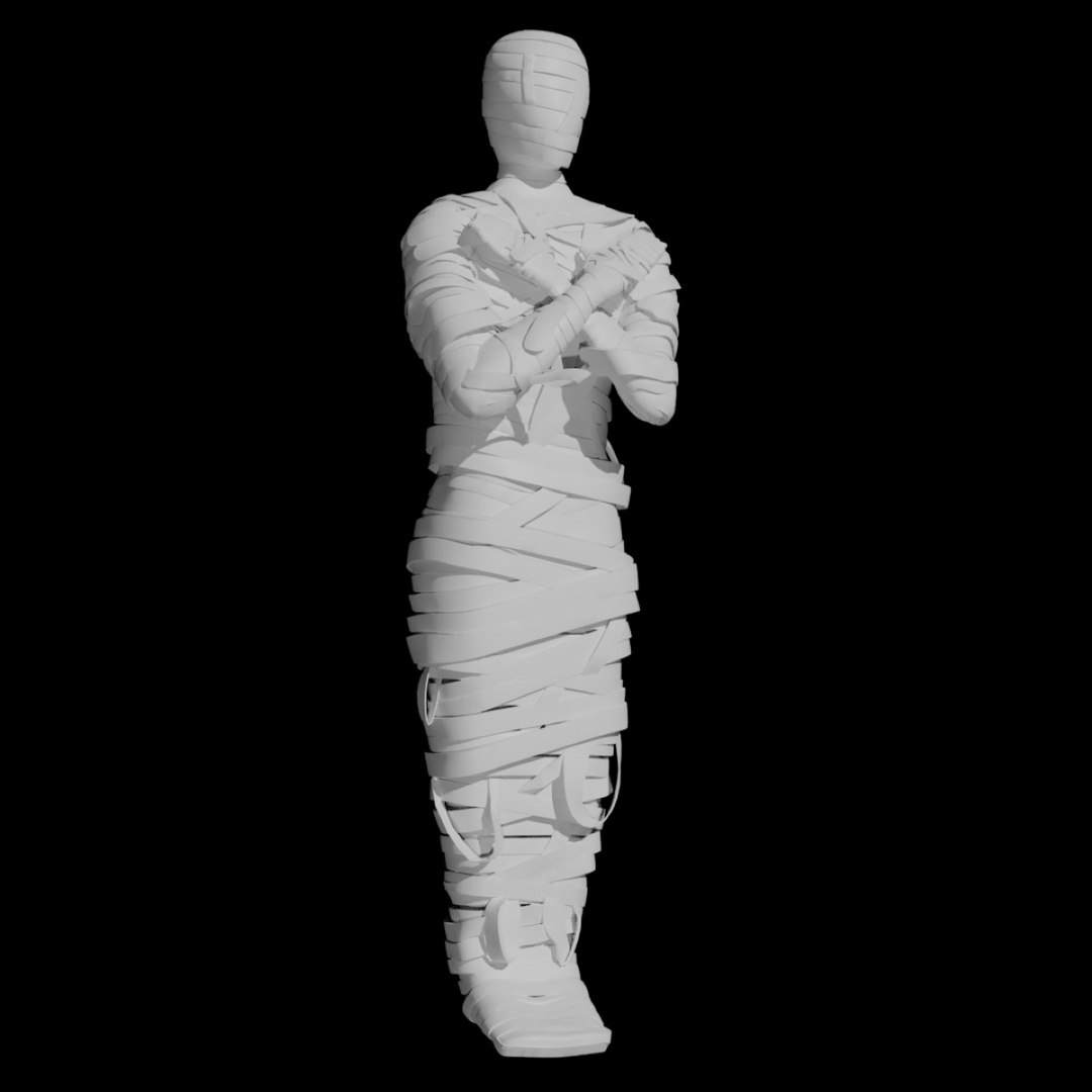 Mummy 3D Model - TurboSquid 1844416