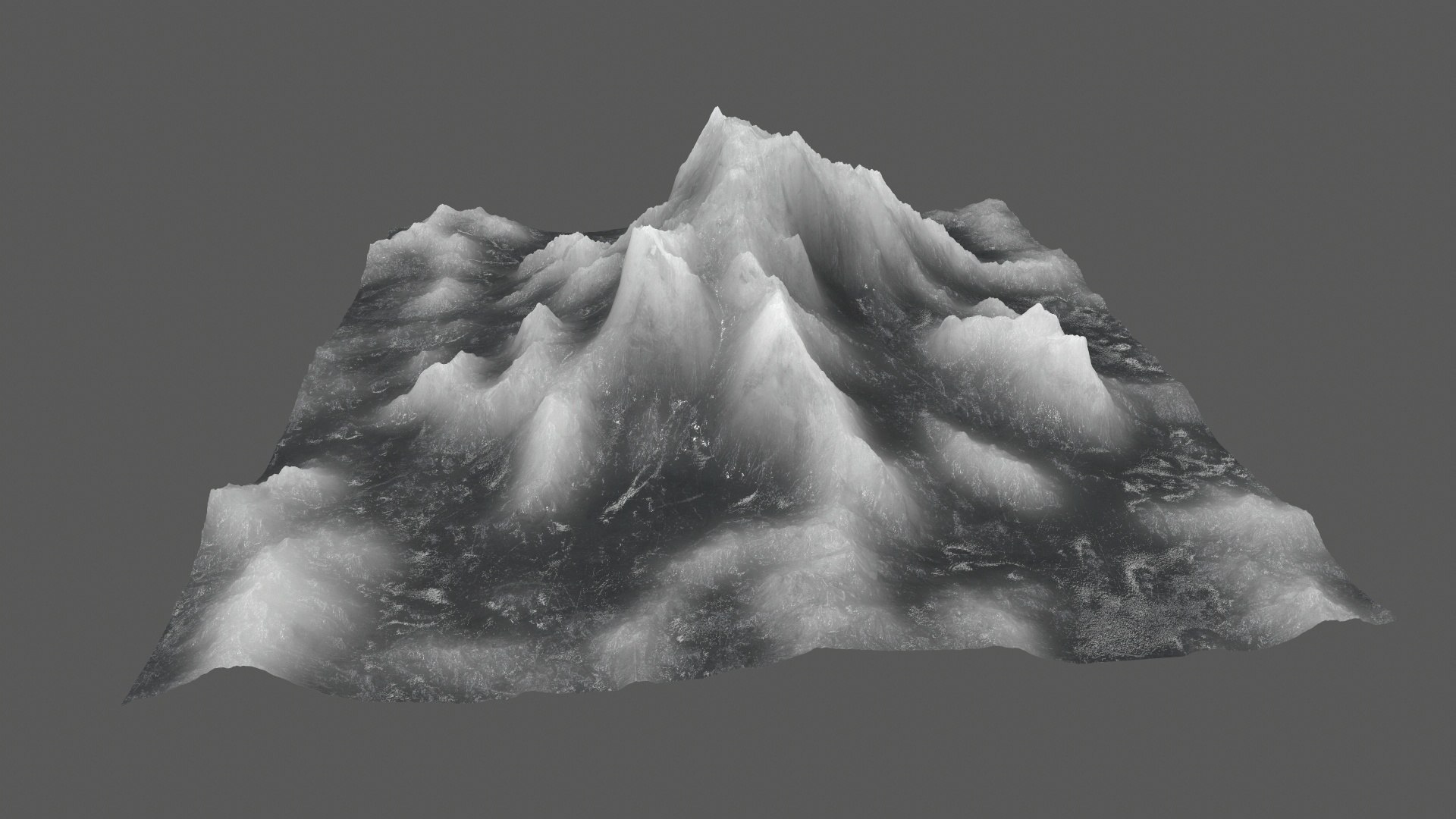 Ice Mountain 3D Model - TurboSquid 1313371