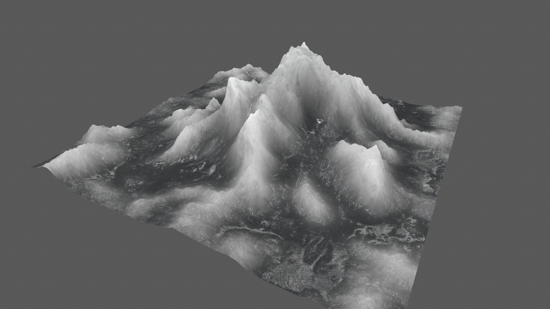 Ice Mountain 3D Model - TurboSquid 1313371