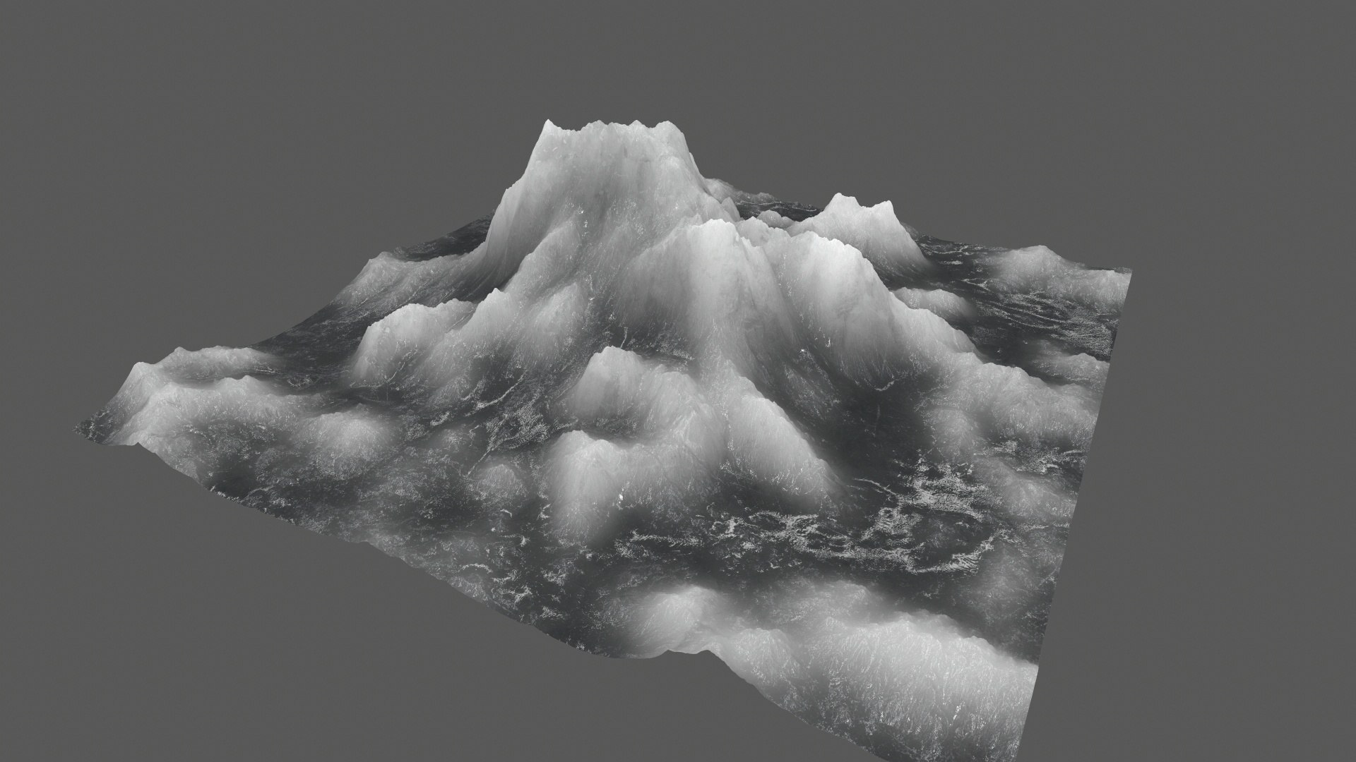 Ice Mountain 3D Model - TurboSquid 1313371