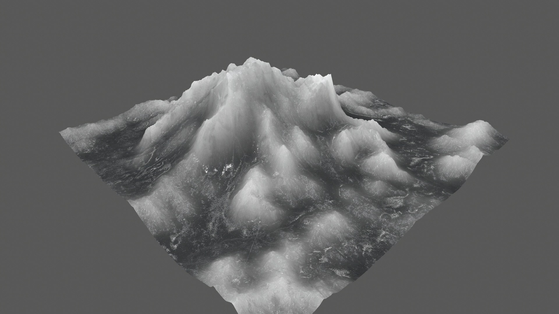 Ice Mountain 3D Model - TurboSquid 1313371