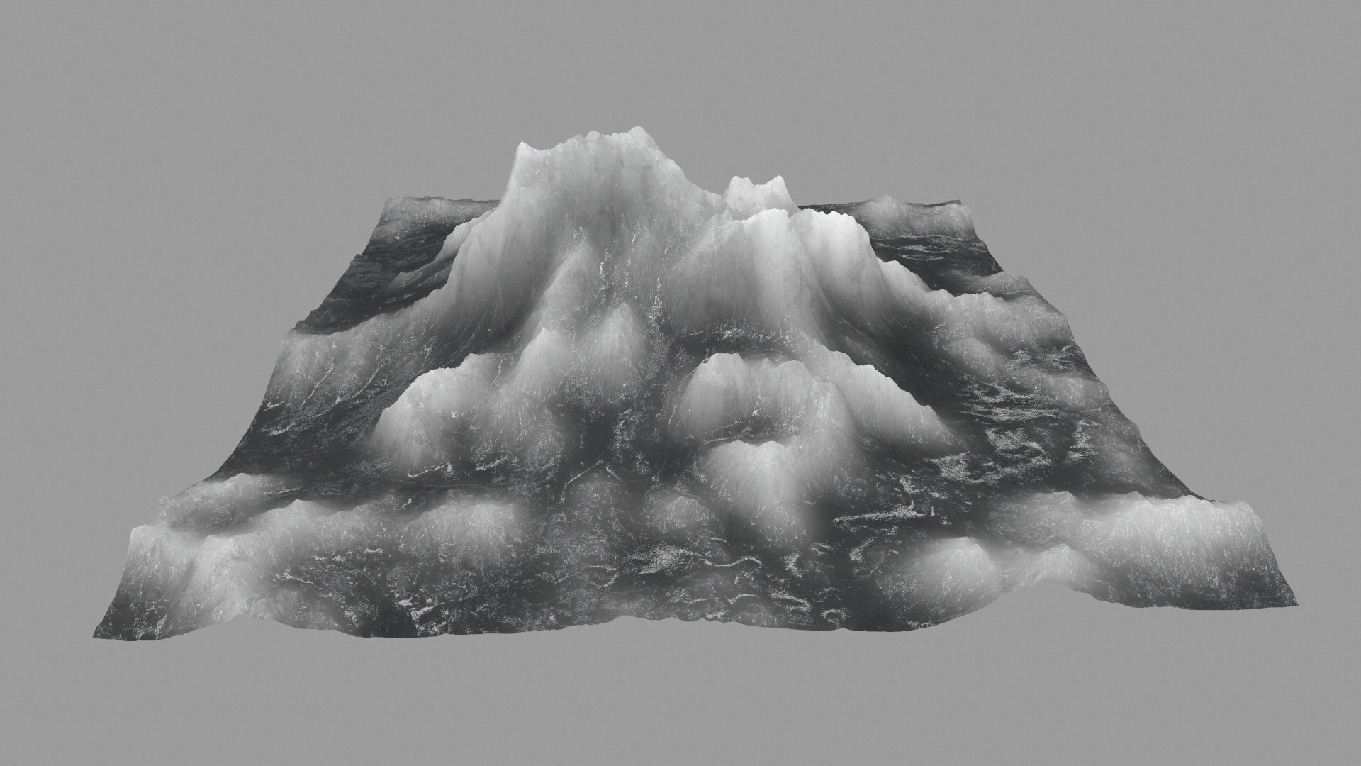 Ice Mountain 3D Model - TurboSquid 1313371